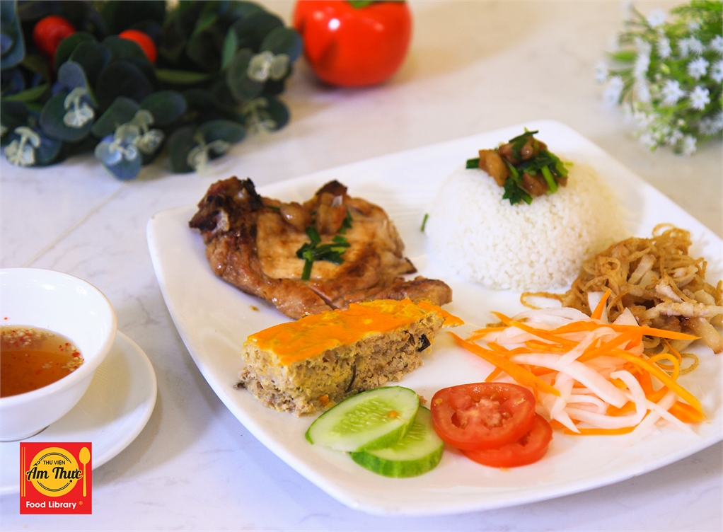 Cách làm Cơm Tấm sườn bì chả | ThuVienAmThuc.vn